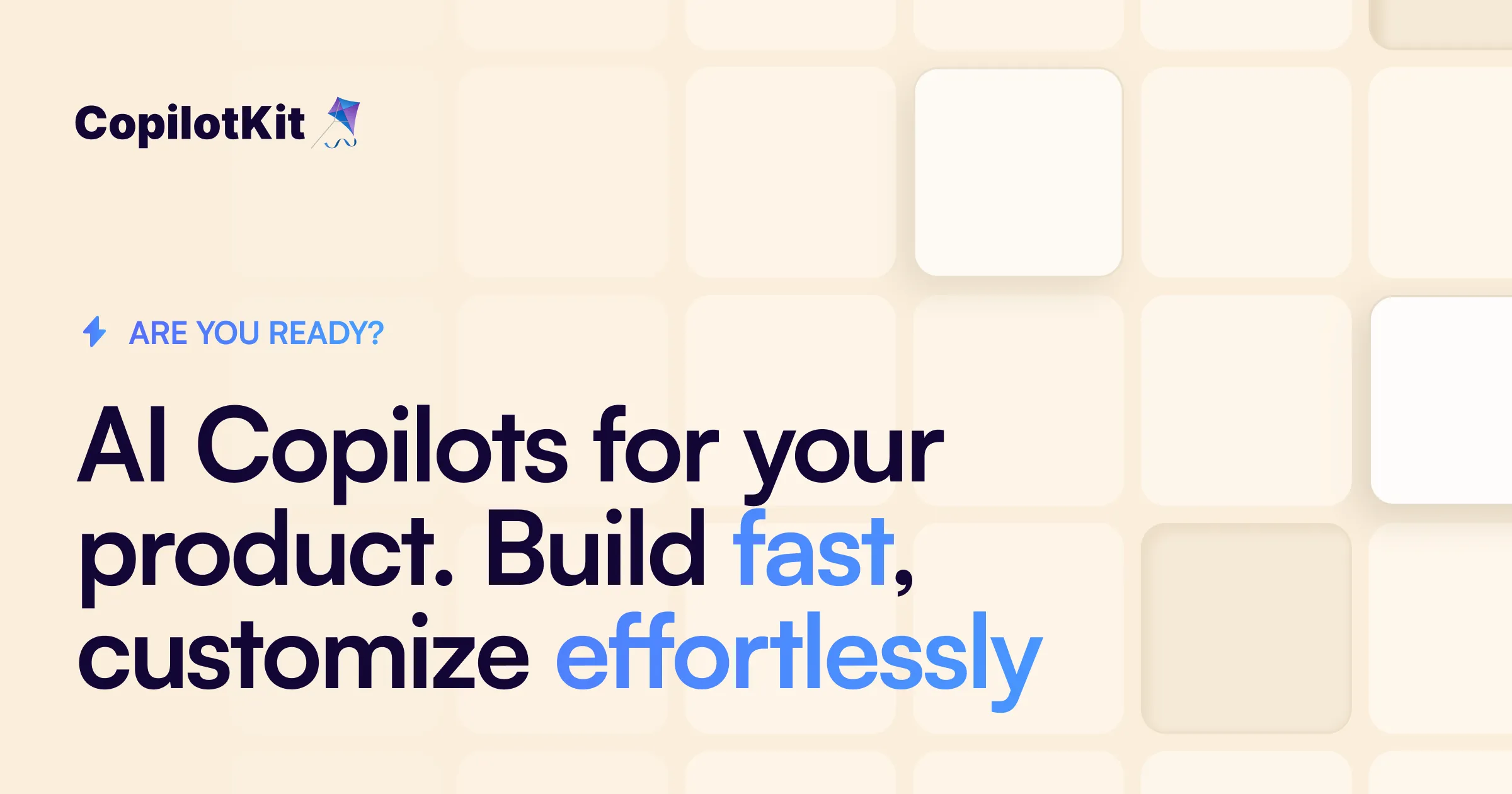 CopilotKit — Best-in-class copilots in your product.